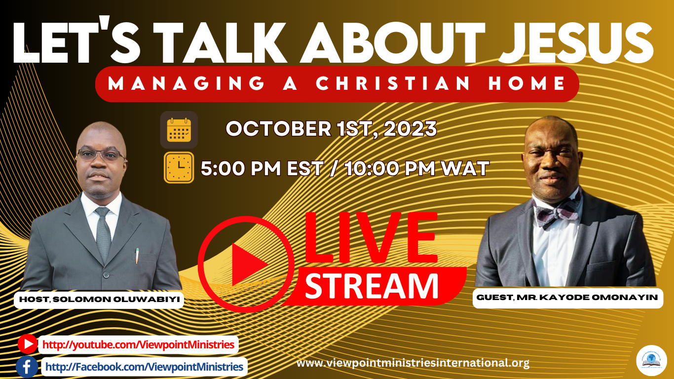 Managing A Christian Home | Viewpoint Ministries International